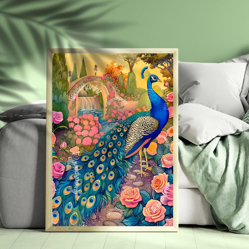 Peacock Decor - Etsy