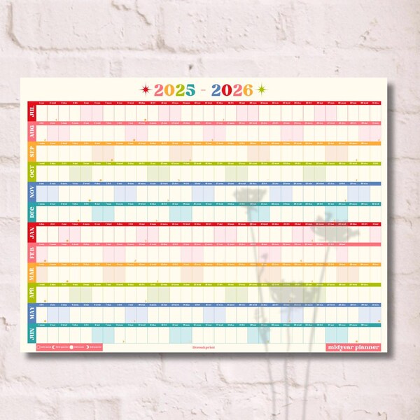 Retro Calendar - Etsy