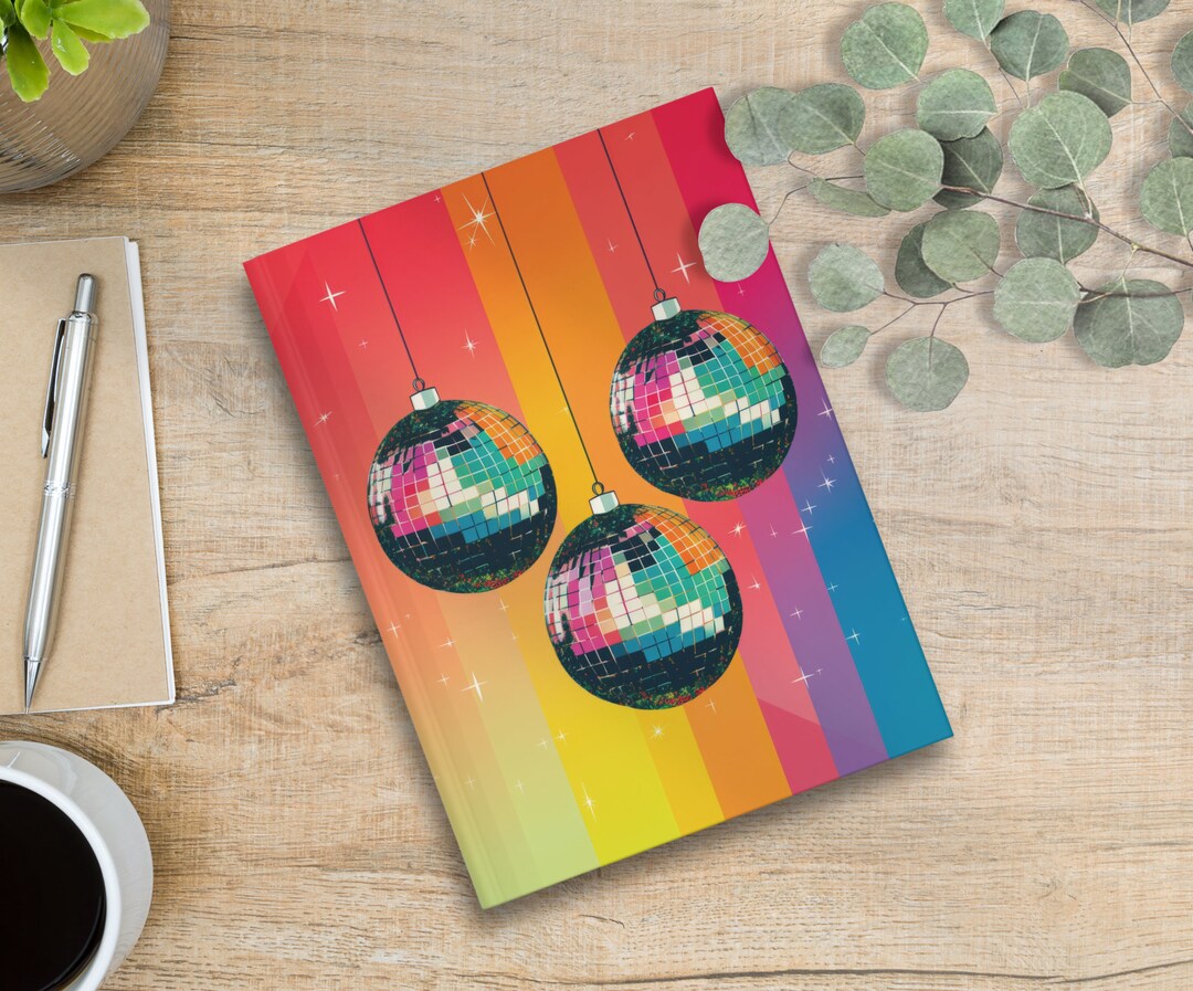 Disco Notebook Colorful Disco Ball Notebook Disco Ball Journal Disco ...
