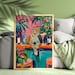 Cheetah Floating in a Pool - Summer Wall Art - Maximalist Wall Art ...