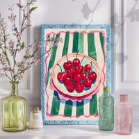Pink&red Strawberry Collage Digital Wall Art/poster - Etsy
