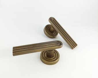 Antique Bronze Door Hardware - Etsy