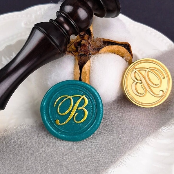 Initial Wax Seal - Etsy