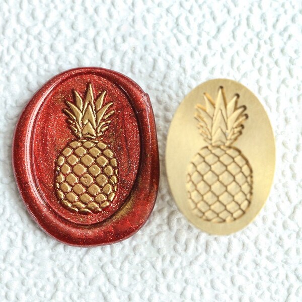 Pineapple Wax Stamp - Etsy
