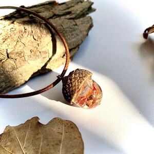 Real Oak Acorn Shell and Resin, Natural Jewelry - Etsy