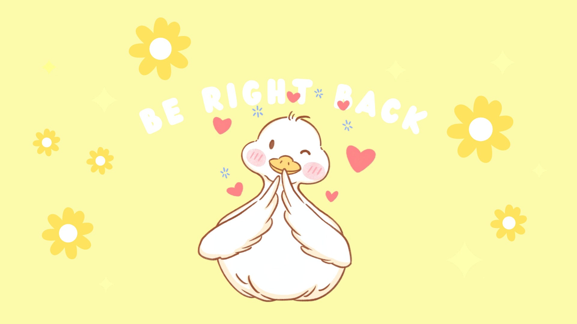 Animated Twitch Overlay Yellow Cute Duck Stream Pack Twitch | Etsy UK