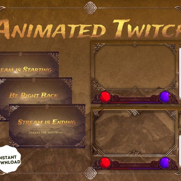 Medieval Stream Overlay - Etsy UK