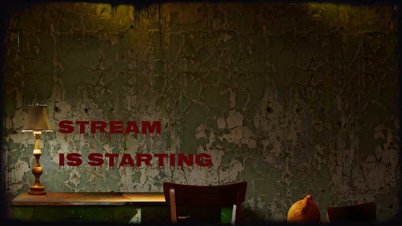 Animated Twitch Overlay Haunted Room Horror Stream Package - Etsy