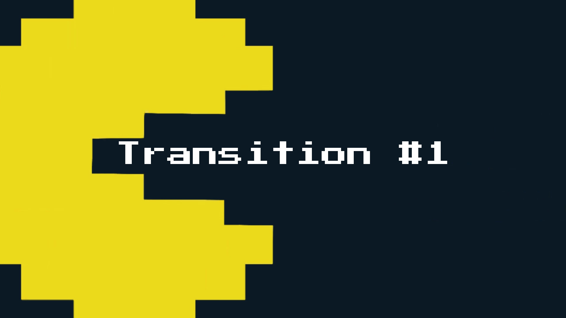 Animated Stinger Transition Pacman and Tetris 8bit Pixel Bundle (twitch ...