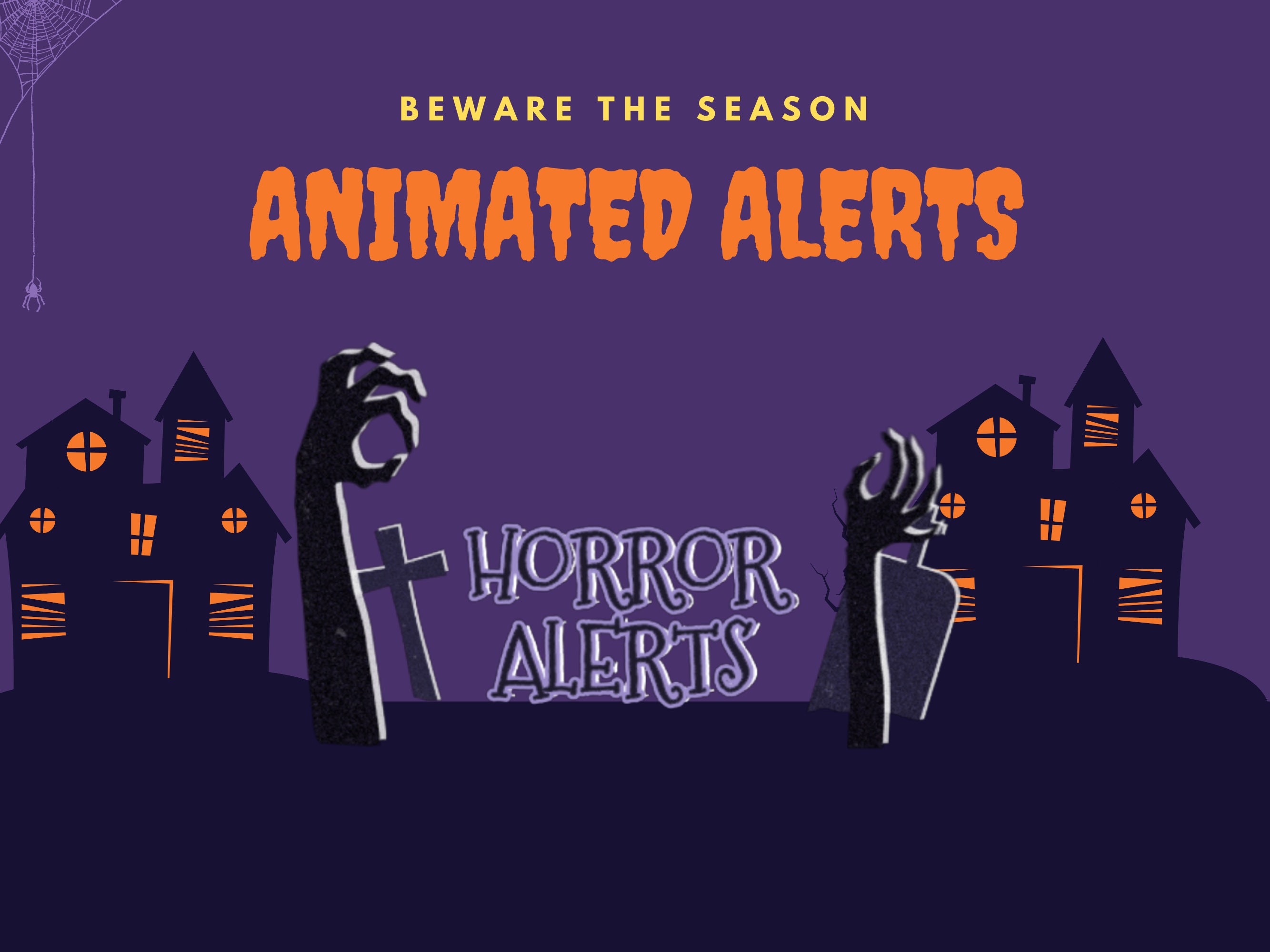 Animated Twitch Alerts - Tombstone, Goth, Horror Design Stream Alerts ...
