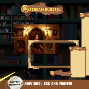 Animated Twitch Hogwarts Legacy Overlay Stream Package Bundle - Webcam ...