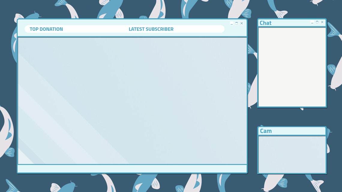 Animated Twitch Overlay Japan Japanese Art Stream Overlay | Etsy