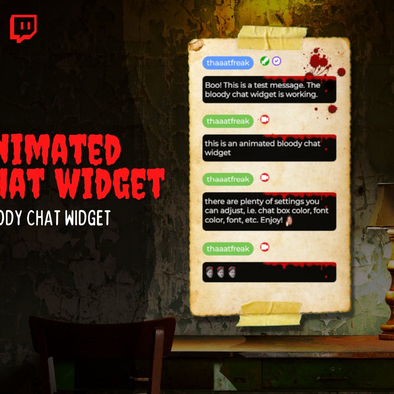 Twitch Chat Widget - Etsy
