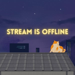 Animated Twitch Overlay Japan Tokyo Night City Rooftop Skylight Stream ...