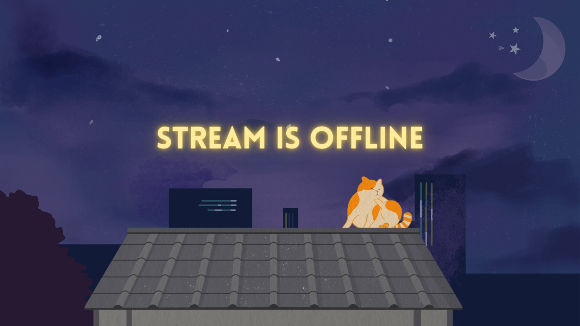 Animated Twitch Overlay Japan Tokyo Night City Rooftop - Etsy Canada