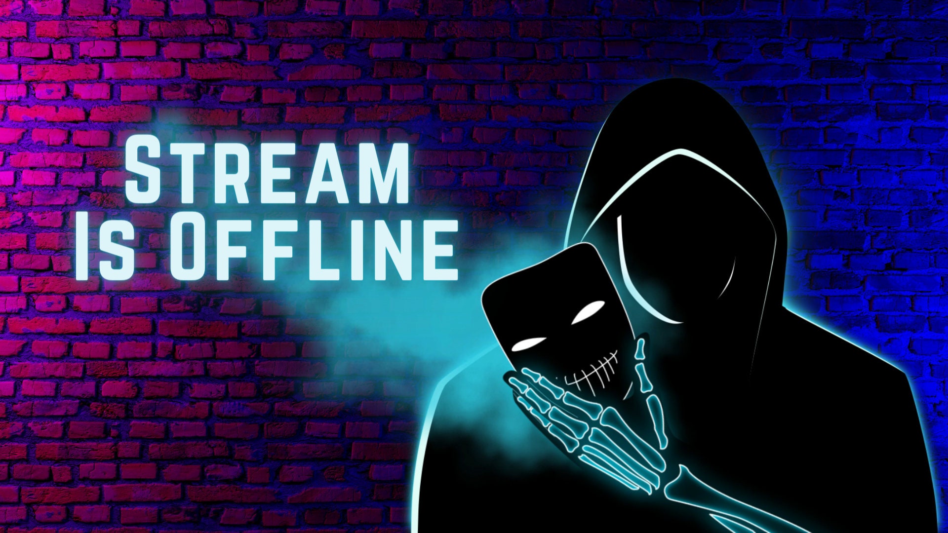 Animated Twitch Overlay Neon Gamer Looping Stream Overlay - Etsy