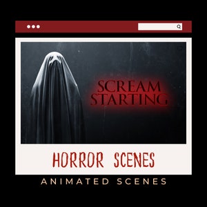 Animierte Twitch Overlay Horror, Dark & Scary Stream Scenes Bundle ...