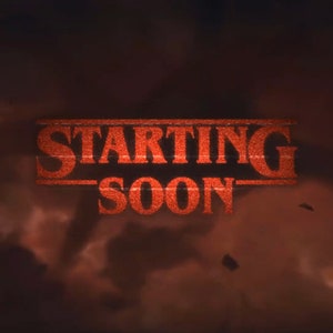 Animated Twitch Overlay Stream Screen Bundle 2 | Stranger Things ...
