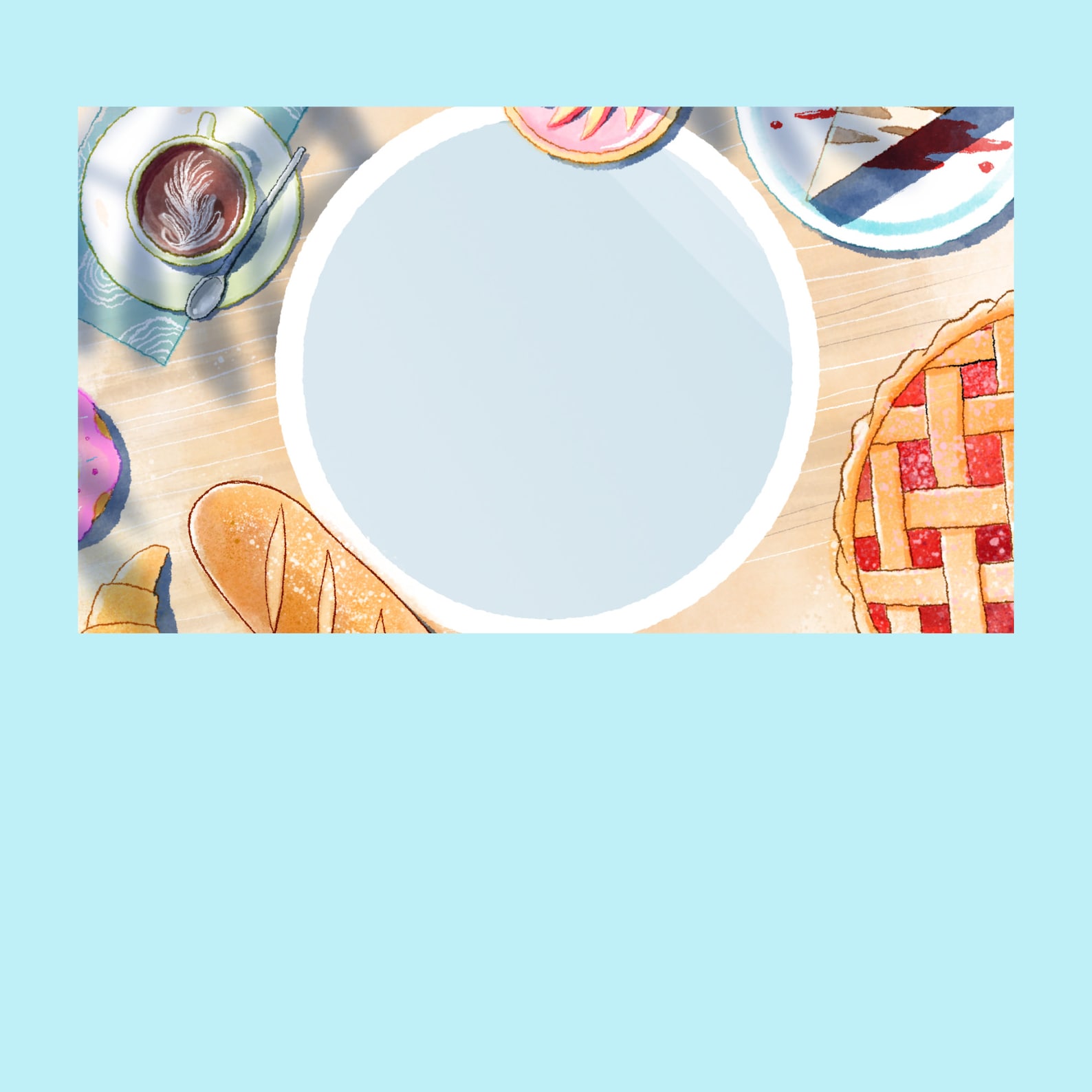 Animated Cute Twitch Overlay Cooking Chef Stream Pack Overlay Scenes ...