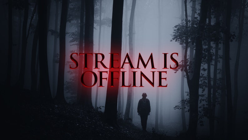 Animated Twitch Overlay Horror, Dark & Scary Stream Scenes Bundle ...