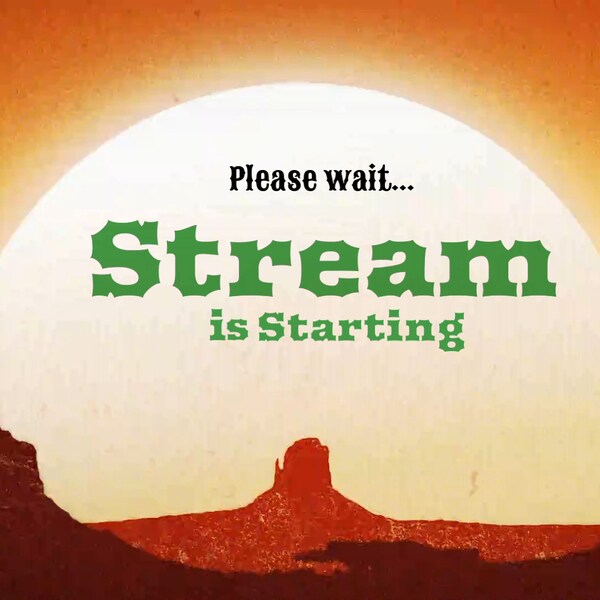 Twitch Stream Overlay Western - Etsy