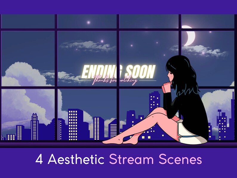 Animated Twitch Overlay Aesthetic Lofi Cozy Stream Stream - Etsy