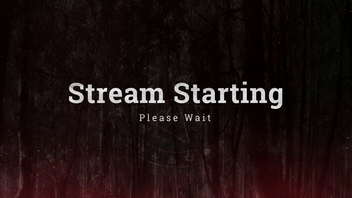 Animated Twitch Overlay Horror Stream Scenes Bundle dark and - Etsy Canada