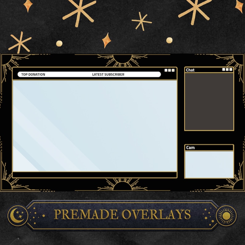 Animated Twitch Overlay Hogwarts Legacy Stream Pack - Animated Alerts ...