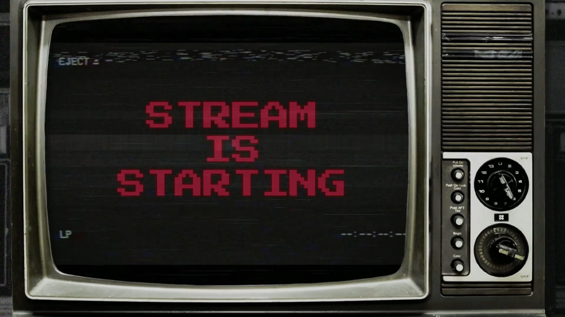 Animated Twitch Overlay VHS Horror Stream Package - Premade Overlay ...