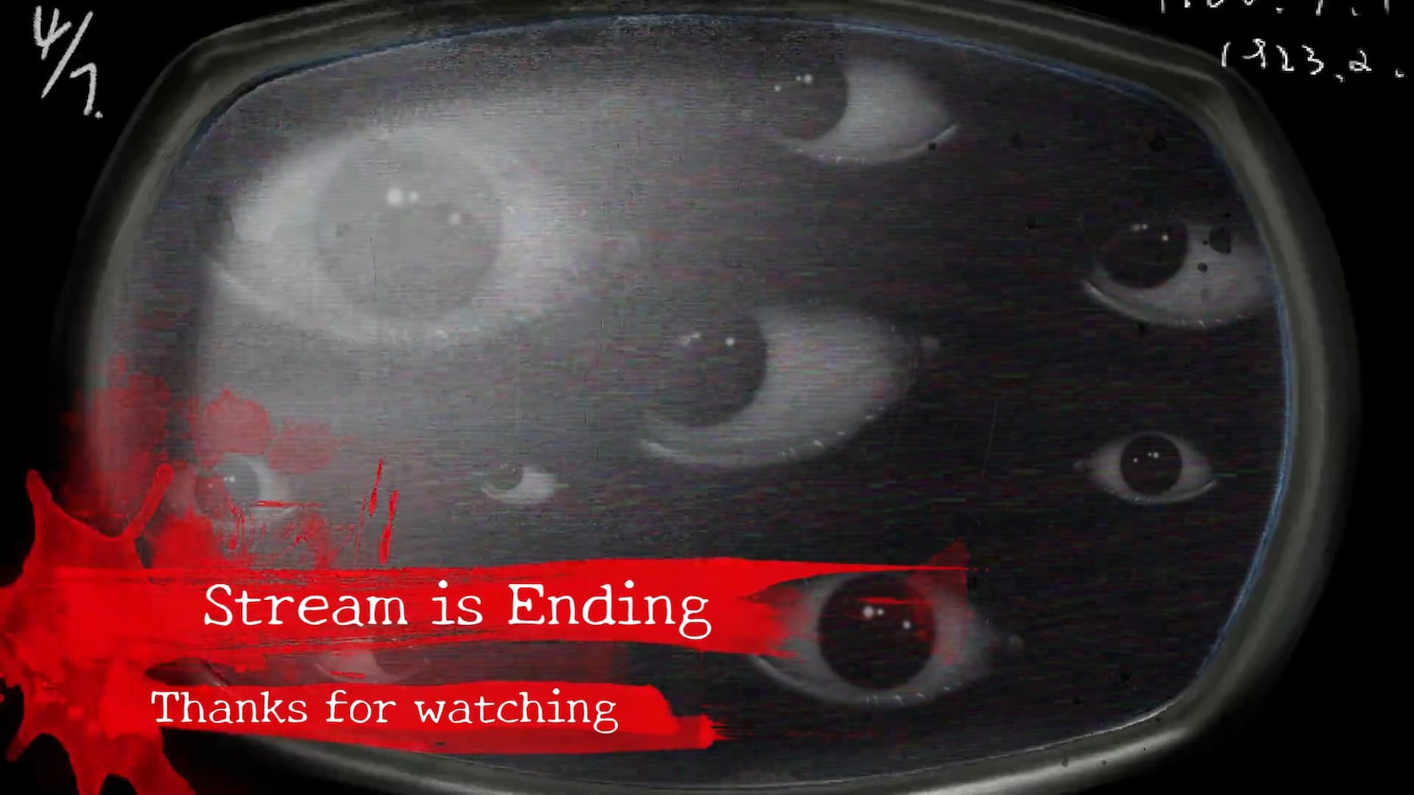 Animated Twitch Overlay Horror Stream Pack Goth Scenes and | Etsy Canada