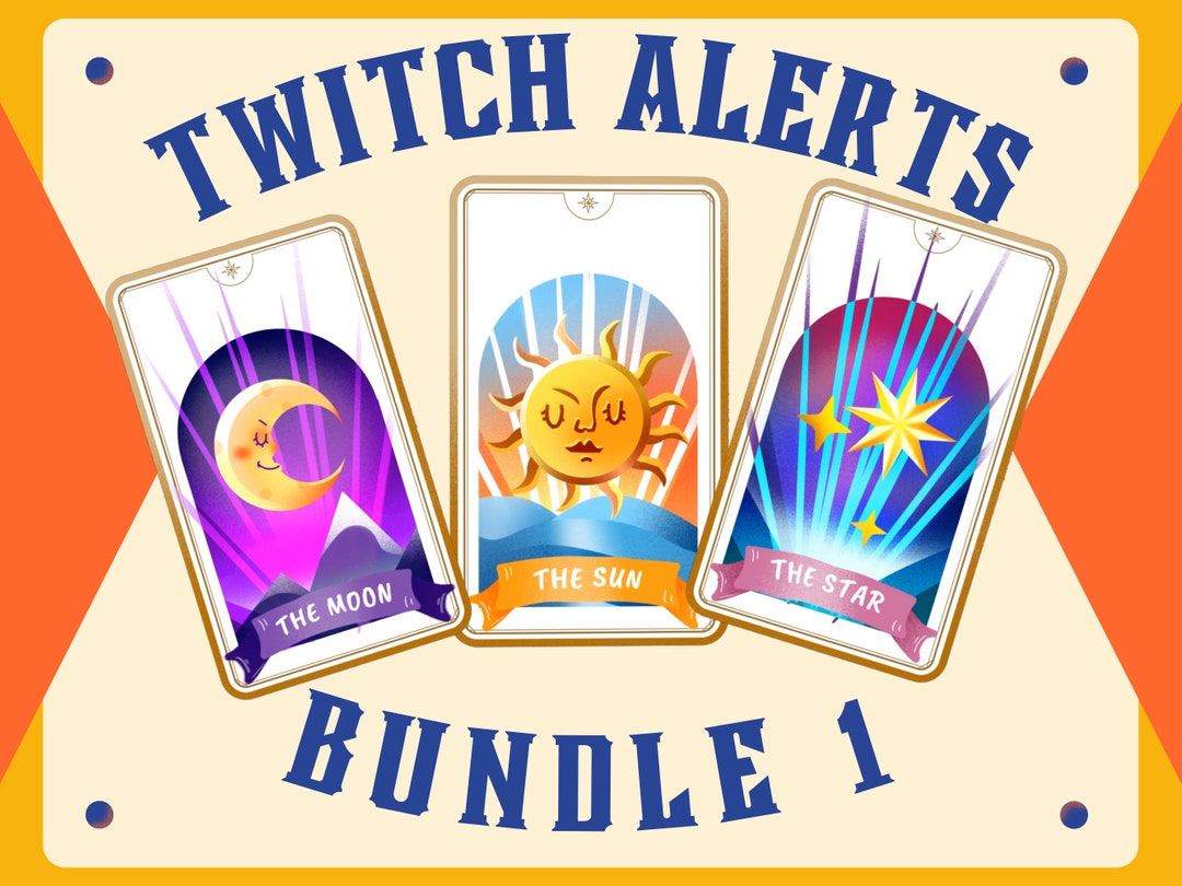 Animated Tarot Card Twitch Alerts: Stream Overlay Bundle 1 (webm) - Etsy