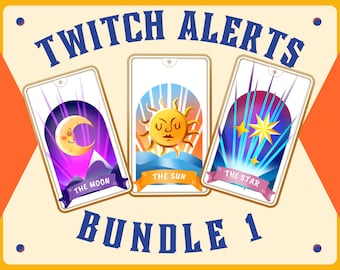 Animated Twitch Overlay Tarot Twitch Alerts / Stream Decoration / Major ...