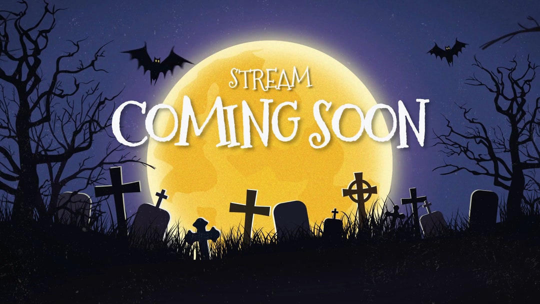 Animated Cute Twitch Overlay Horror Stream Pack - Overlays and Scenes ...