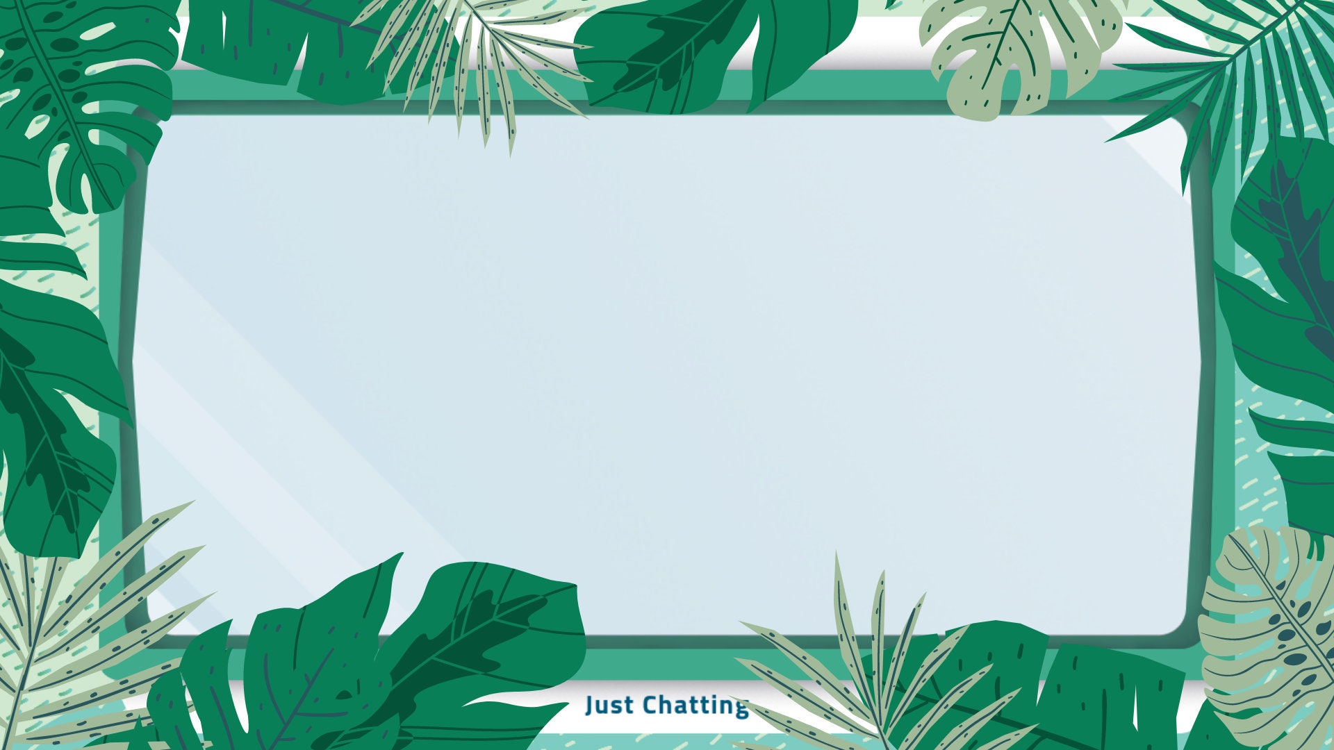 Animated Tropical Plants Stream Pack: Twitch Overlays, Scenes & Panels ...