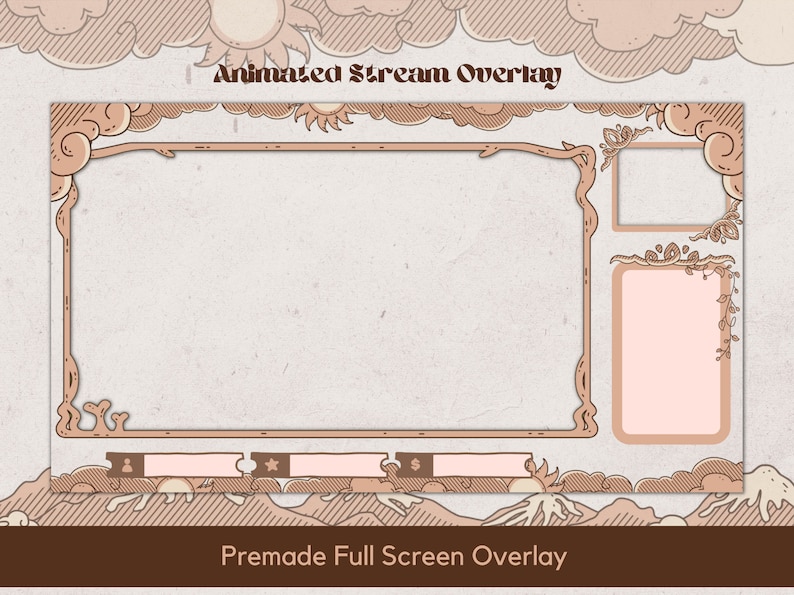 Animated Twitch Overlay Medieval Stream Pack - D&D Inspired Scenes ...