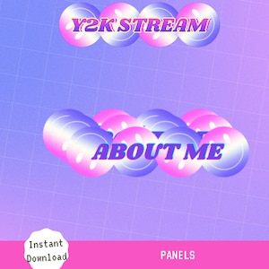 Animated Twitch Overlay Y2K Vaporwave Cute E-girl 90s 2000 Retro Ugly ...