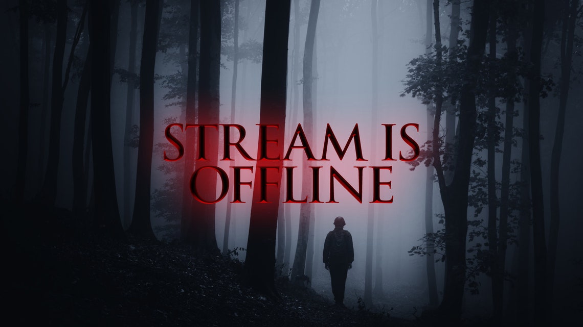 Animated Twitch Overlay Horror Stream Pack Scenes and - Etsy