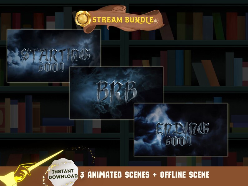 Animated Twitch Hogwarts Legacy Overlay Stream Package Bundle - Etsy UK