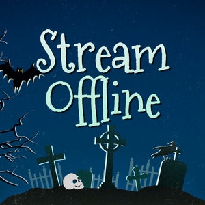 Animated Cute Twitch Overlay Horror Stream Pack - Overlays and Scenes ...