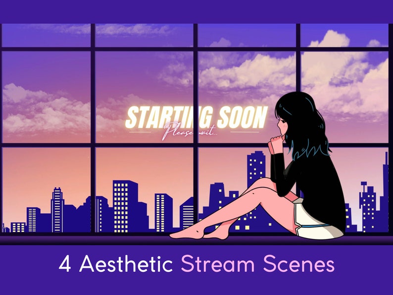 Animated Twitch Overlay Aesthetic Lofi Cozy Stream Stream - Etsy