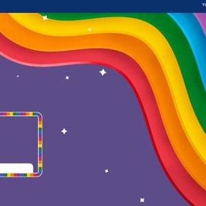 Animated Twitch Overlay LGBTQ Pride Month Rainbow Stream Gaymer Pack ...