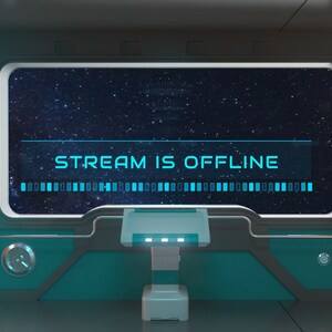 Animated Twitch Overlay Space Exploration Stream Pack - Scenes ...