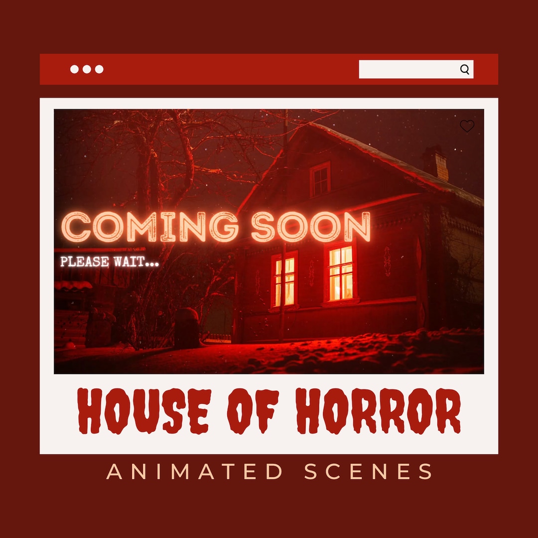 Animated Horror Stream Scenes: Twitch Overlay, Loading Screens - Etsy