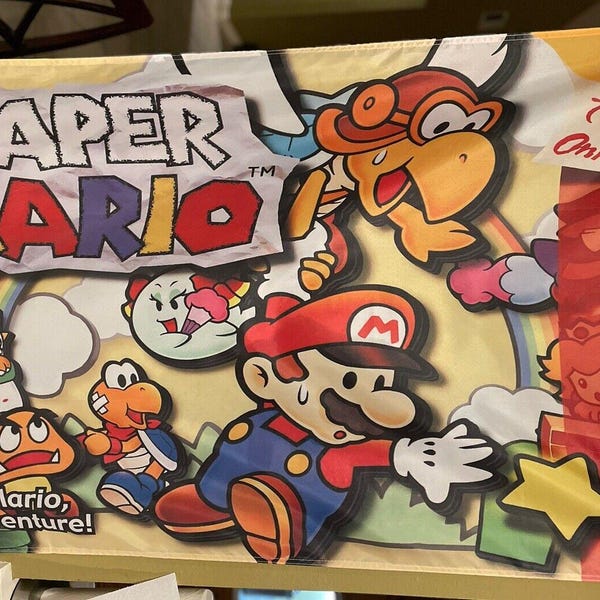 Mario Flag - Etsy