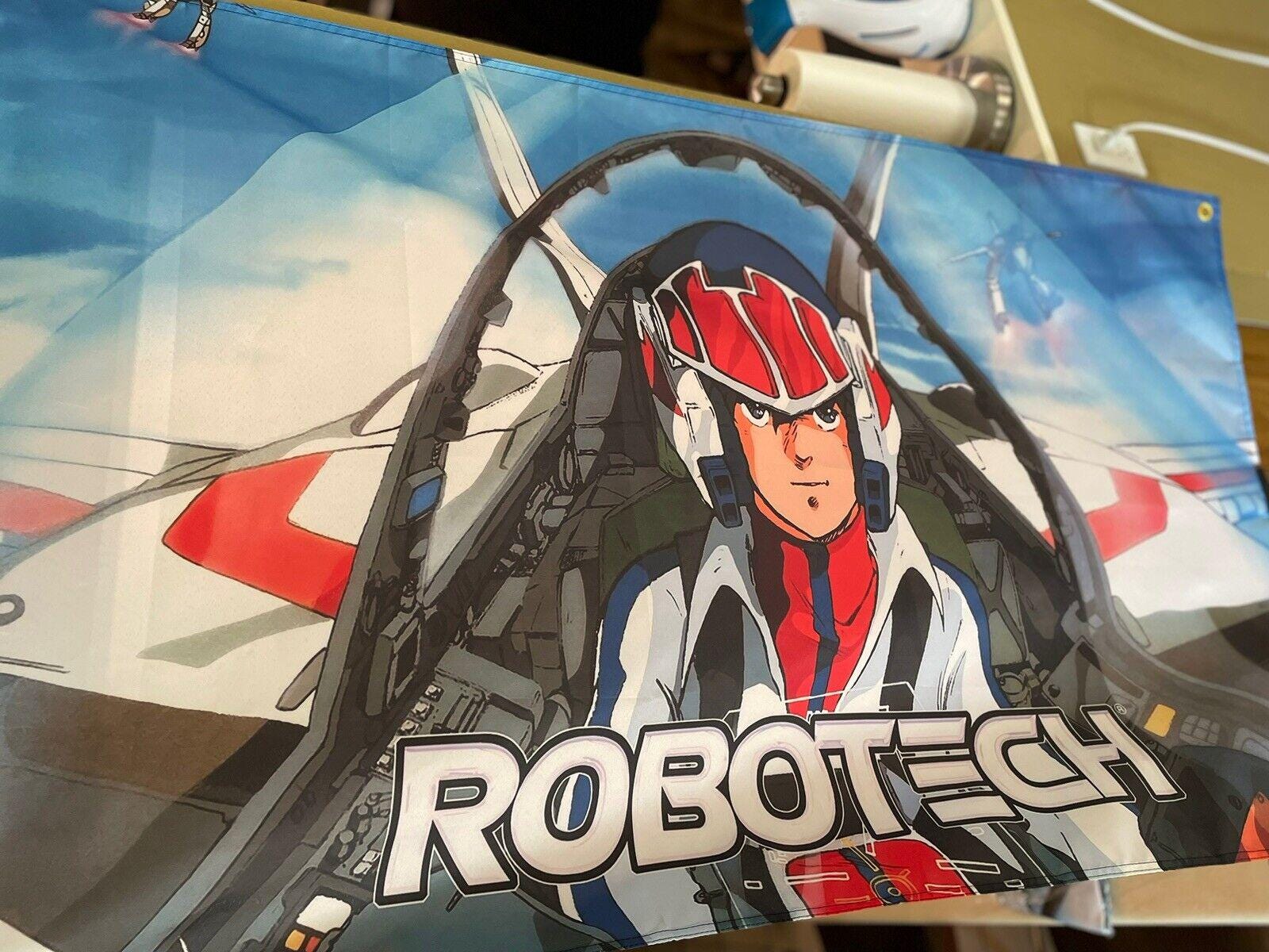 ROBOTECH / MACROSS SAGA 5ft Flag Rick Hunter Veritech Poster Banner - Etsy