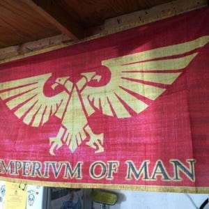 Warhammer 40000 5ft Imperium of Man Flag - Etsy