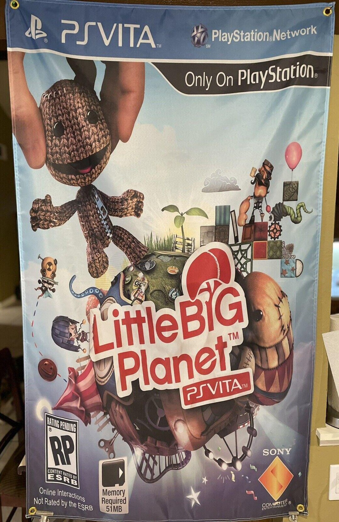 Psvita Littlebigplanet 5' Flag Banner Poster / Sony Playstation Vita - Etsy