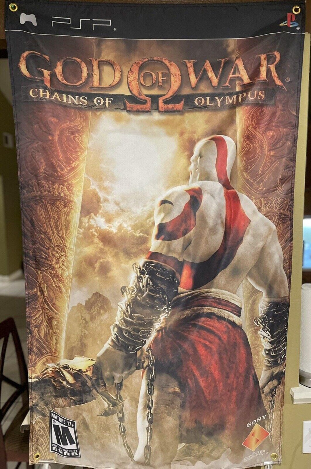God of War: Chains of Olympus 5' Flag Banner Sony PSP Playstation ...