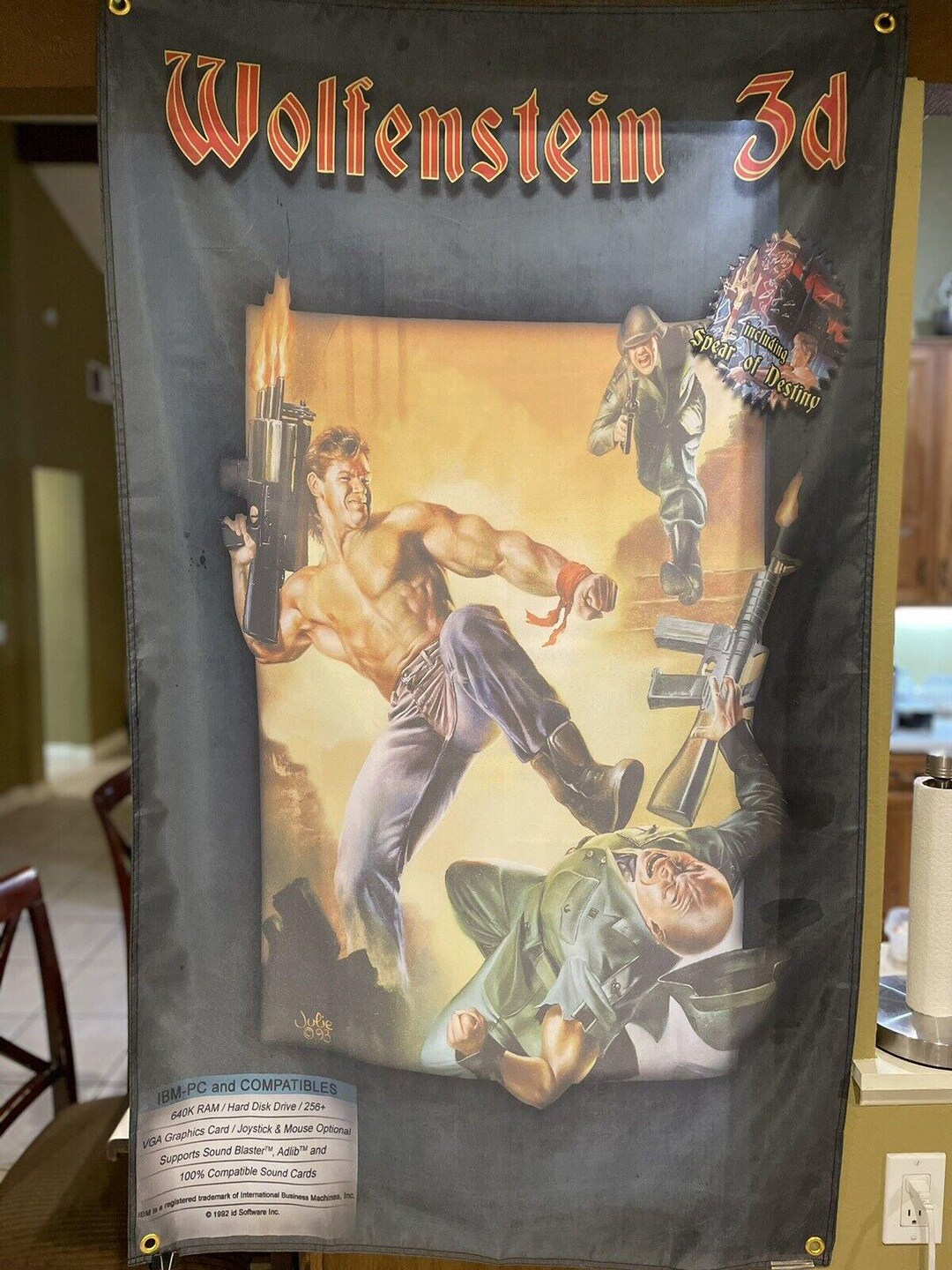 Wolfenstein 3D 5ft Flag PC 1990 Id Software Banner Poster - Etsy