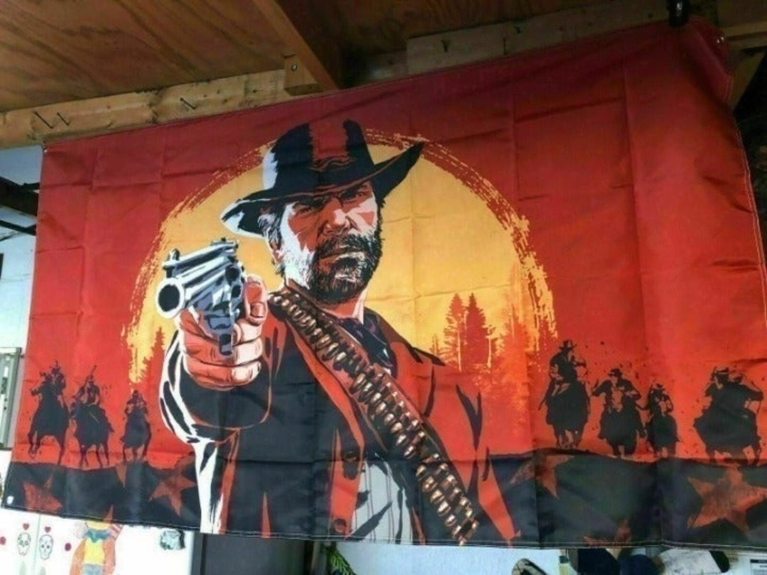 Red Dead Redemption 2 II 5ft Flag RDRII - Etsy